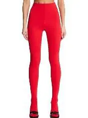 Wardrobe.NYC High-waisted Tights - Red