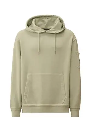 C.P. COMPANY C.P. Company Lens-Detail Pocket Hoodie Light Blue