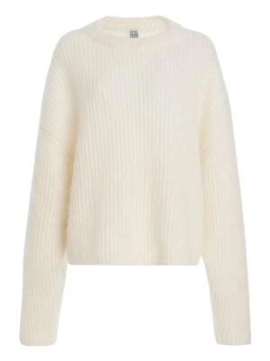 TOTEME Crewneck Ribbed Jumper - No