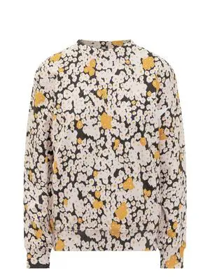 LANVIN Daisy Printed Crewneck Sweatshirt - Pink