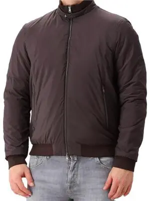Herno Ecoage Zip-up Bomber Jacket - Black