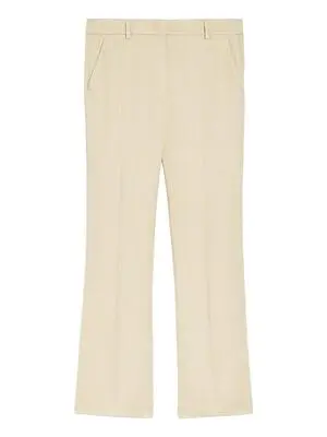 MAX MARA Weekend Max Mara Batavia Cotton And Linen Trousers