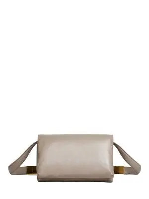 Marni Prisma Small Padded Shoulder Bag - Nude