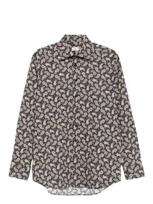 Etro Printed Shirt Black