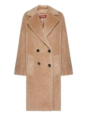 Max Mara Double-breasted Coat - Nude