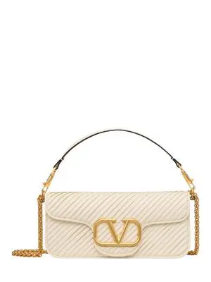 Valentino Garavani Locò Shoulder Bag - Ivory