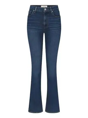 FRAME High-rise Flared Jeans - Blue