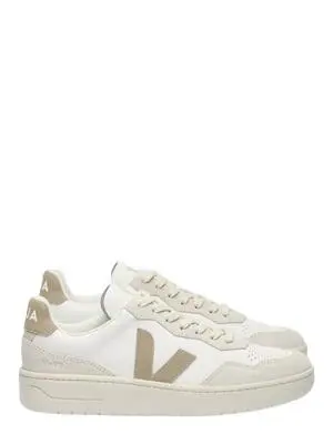 VEJA Veja V-90 Lace-Up Sneakers White Taupe