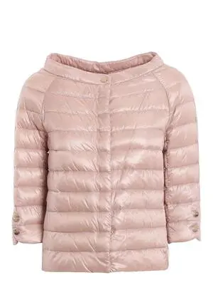 Herno Cropped Sleeve Down Jacket - Nude