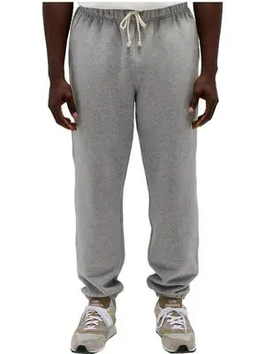 NEW BALANCE Logo-embroidered Sweatpants - Grey