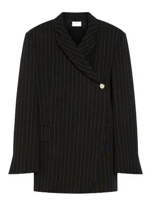 Sportmax Asymmetrical Tailored Blazer - Black