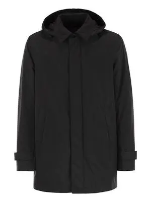 Herno Hooded Down Jacket - Black