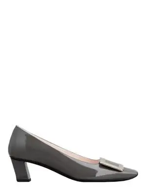 ROGER VIVIER Belle Vivier Buckle Pumps - Grey