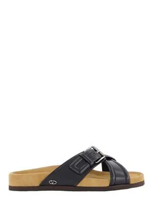 Valentino Garavani Fussfriend Leather Sandals - Black