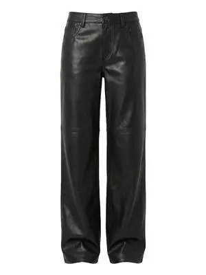 Michael Kors Button Detailed Wide Leg Pants - Black