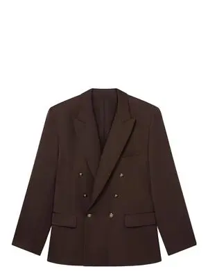 Casablanca Double-breasted Tailored Jacket With Peak Lapels - Brown