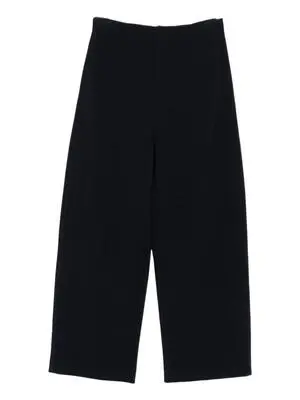 Max Mara Straight-leg Cropped Trousers - Black