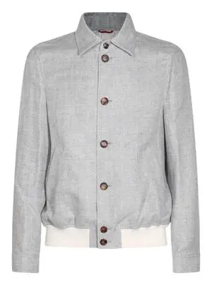 BRUNELLO CUCINELLI Brunello Cucinelli Long Sleeve Button-Up Jacket