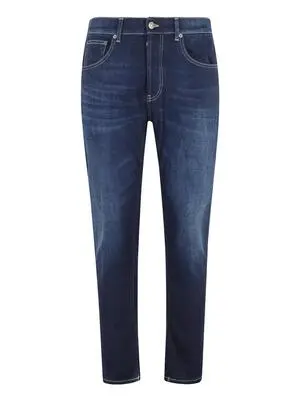 DONDUP Faded-wash Cotton Jeans - Blue