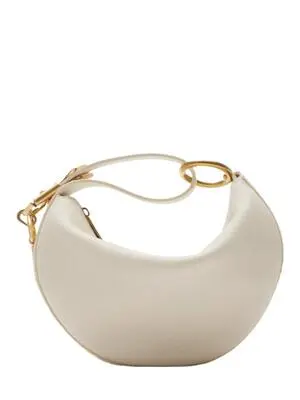 Burberry Burberry Knight Arc Zipped Tote Bag White Soap
