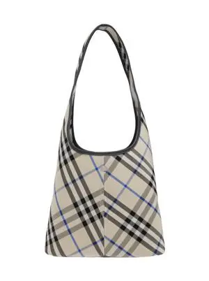 Burberry Burberry Checked Small Shoulder Bag Grey