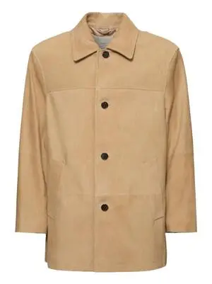 DUNST Suede Jacket - Camel