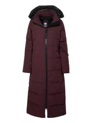 Canada Goose Mystique Zip-up Long Padded Coat - Deep Red