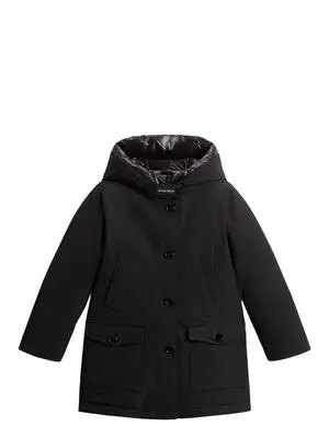 Woolrich Arctic High-neck Hooded Jacket - Black
