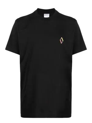 MARCELO BURLON COUNTY OF MILAN Logo-print Cotton T-shirt - Black