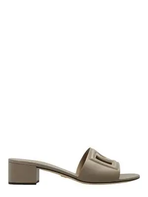 Dolce & Gabbana Open-toe Cut-out Logo Slides - Multicolor