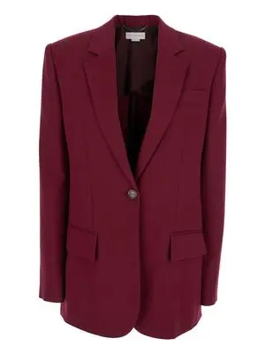 STELLA MCCARTNEY Stella McCartney Single-Breasted Flannel Jacket