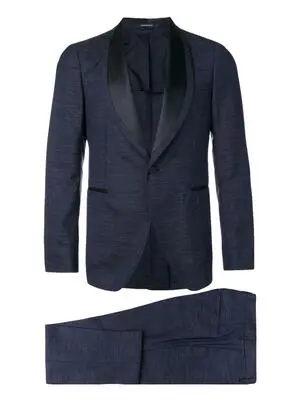 Tagliatore Three-piece Tuxedo - Blue