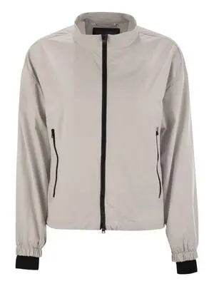 Herno Zip-up Bomber Jacket - Nude
