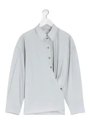 LEMAIRE Lemaire Long Sleeve Twisted Shirt Mist