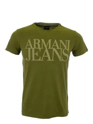 Emporio Armani Logo Short-sleeved T-shirt - Green