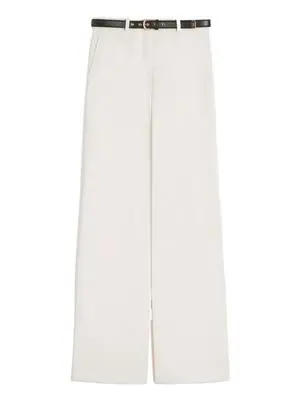 MAX MARA Max Mara Studio Belted Wide-Leg Trousers