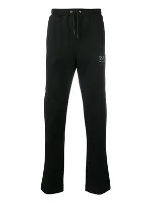 Hugo Boss Logo Logo Slimming Sweatpants - Black