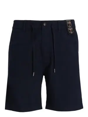 Hugo Boss Chino Shorts With Drawstring And Button Details - Black