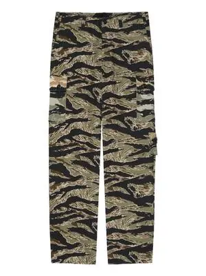 Givenchy Tiger Camouflage Cargo Pants - Black
