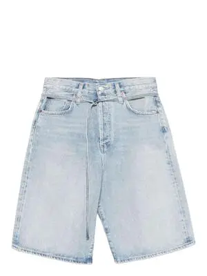AGOLDE Five-pocket Denim Shorts - Blue