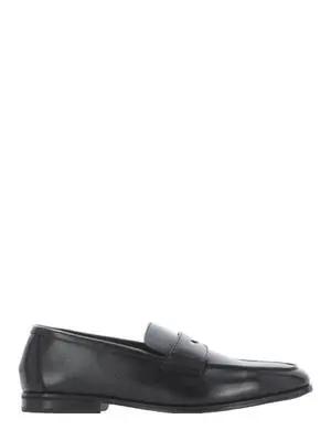 DOUCAL'S Doucal's Almond Toe Loafers With Logo Detail