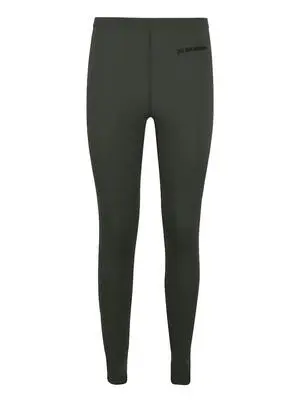 JIL SANDER Logo Printed High-waisted Leggings - Black