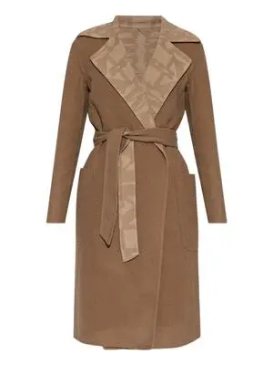 Max Mara Reversible Belted Coat - Brown