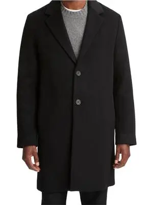 Vince Italian Wool Blend Coat - Black