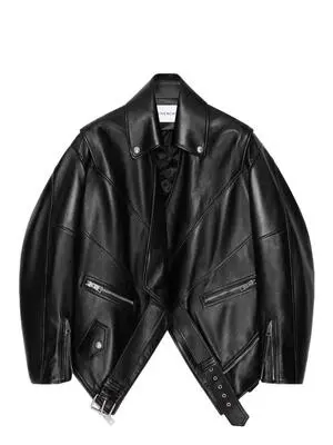 Givenchy Leather Biker Jacket - Black