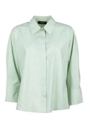 Fabiana Filippi Long Sleeve Shirt With Button Closure - White