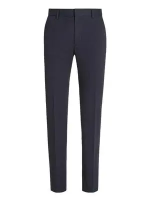 Zegna Zegna Tailored Straight-Leg Trousers Black