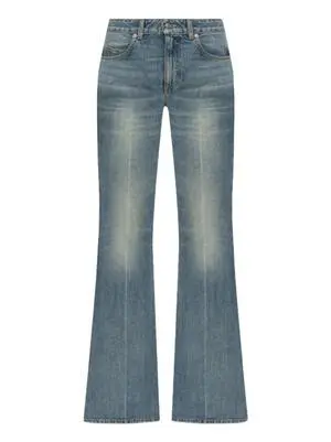 Alexander McQueen Flared Jeans - Blue
