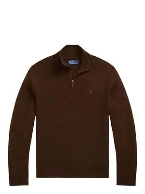 Polo Ralph Lauren Merino Wool Half-zip Pullover - Brown