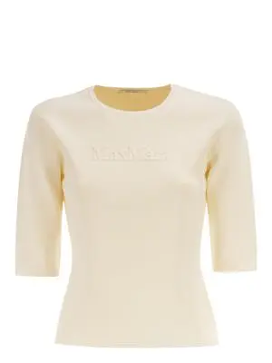 Max Mara Max Mara Short Sleeve Logo Top No